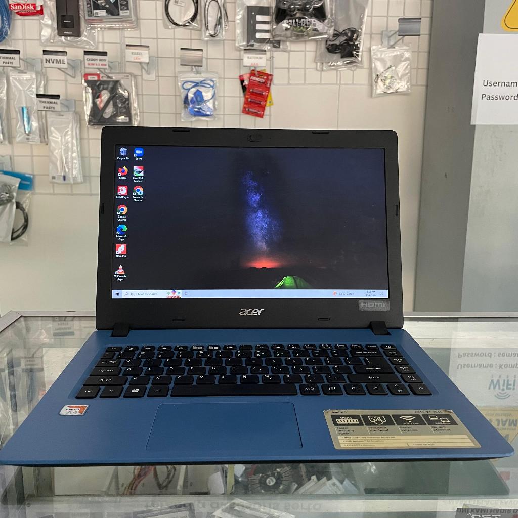 Jual ACER ASPIRE A314-21 - 14" - AMD A4-9120e - RAM 4GB - SSD 128GB ...