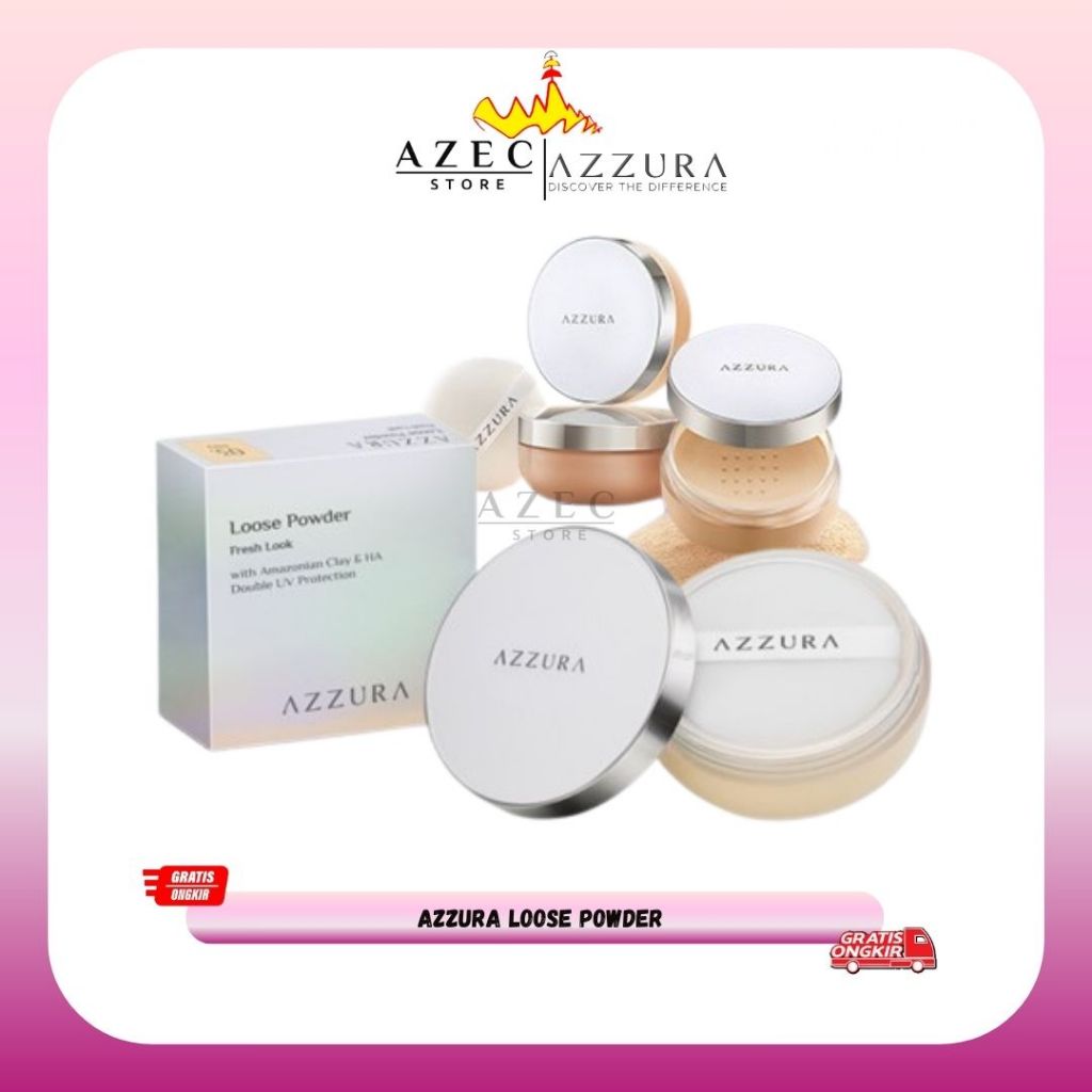 Jual Azzura Loose Powder 30GR | Shopee Indonesia