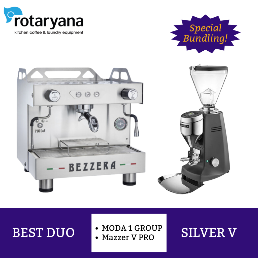 Jual Best Duo Bezzera Moda 1 Group + Mazzer Super Jolly V PRO Paket ...