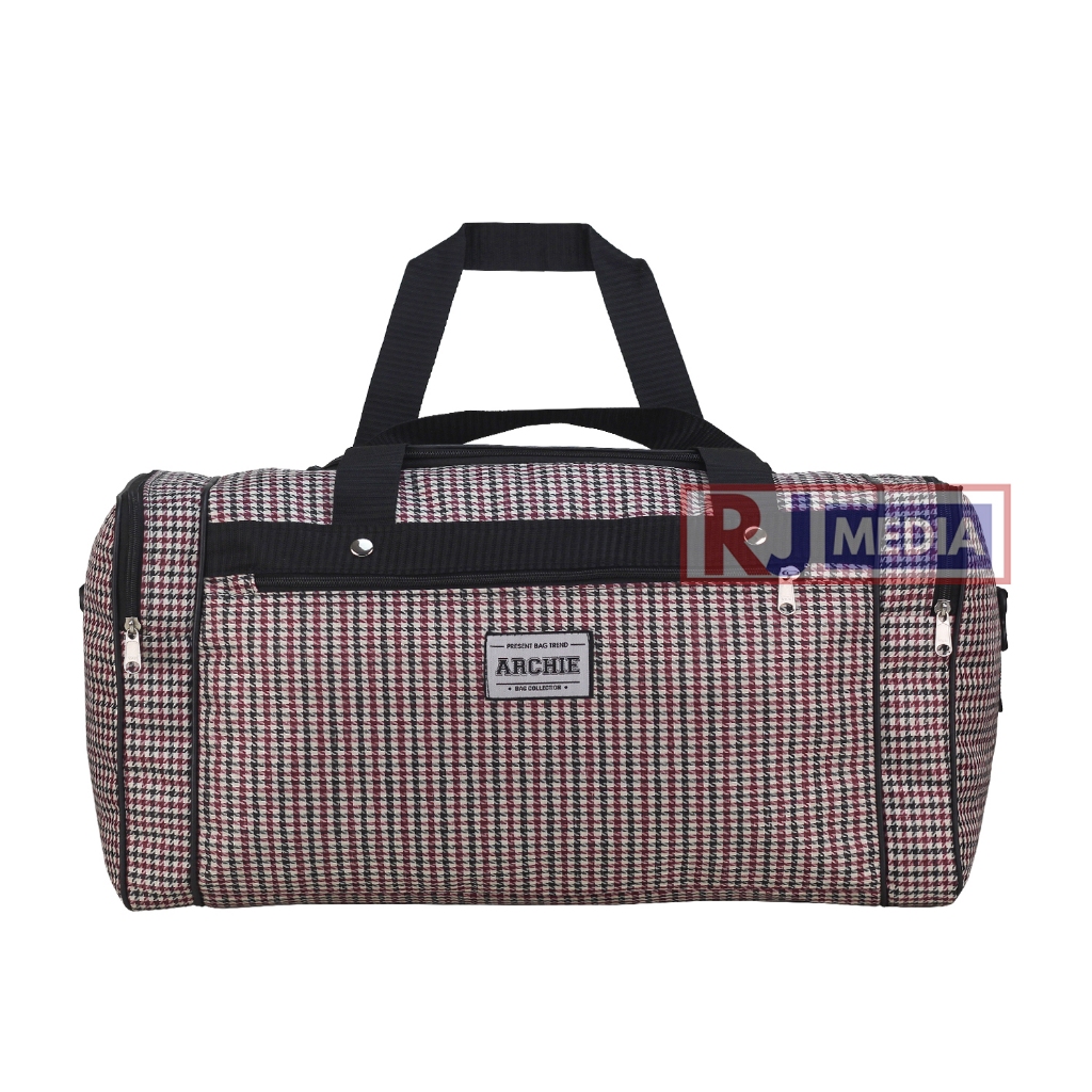 Jual Tas Koper Mudik Jumbo ARCHIE Tribal Merah Tas Baju Travel Jumbo ...