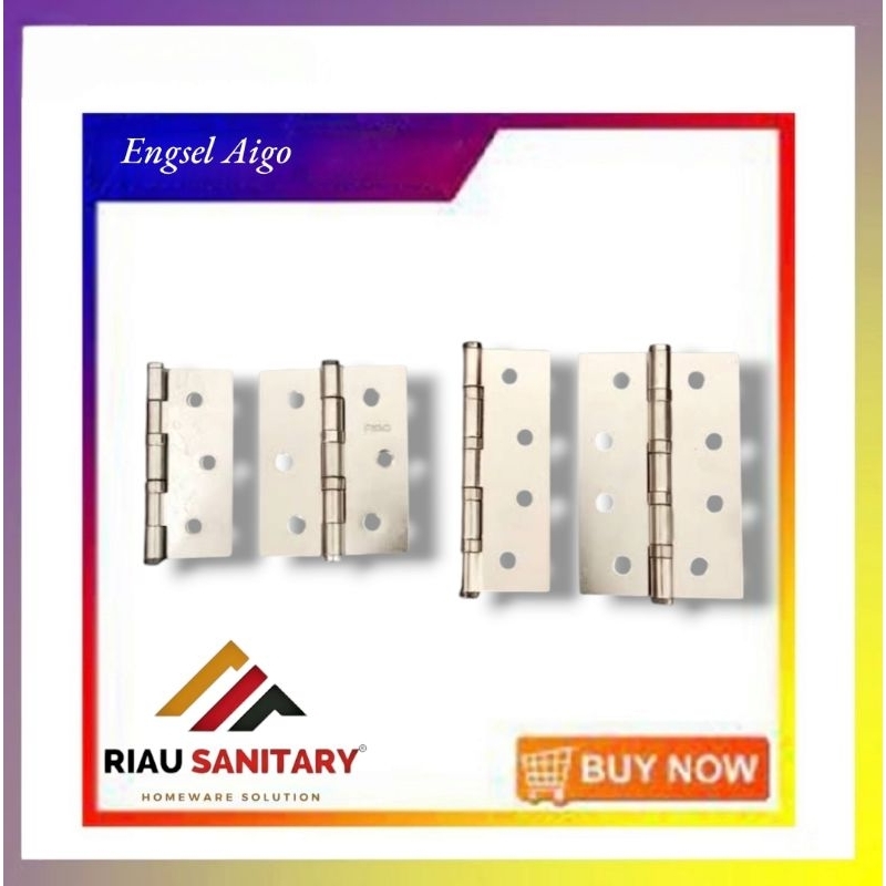 Jual Engsel pintu engsel jendela engsel plat besi stainless 3 inchi dan ...