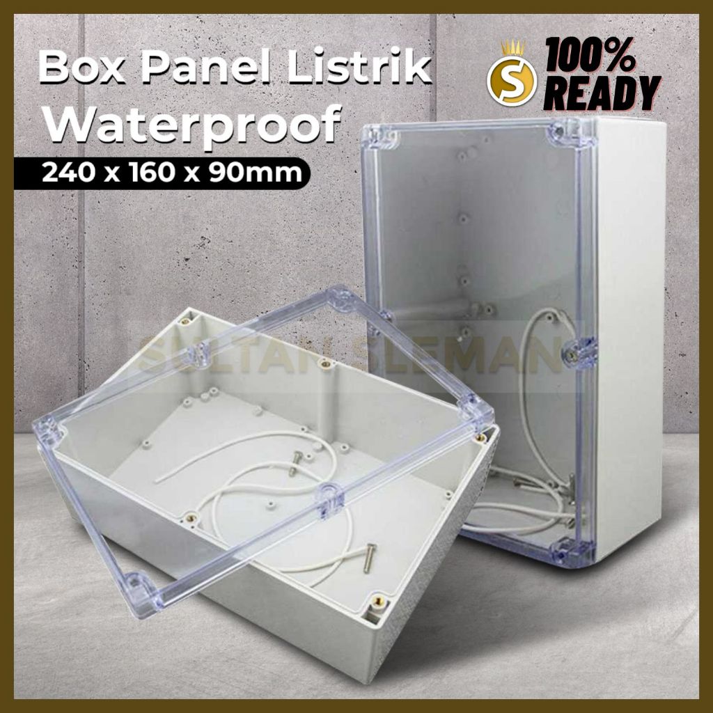 Jual Box Panel Listrik 24x16x9 cm / Box Pelindung Colokan Saklar Panel ...