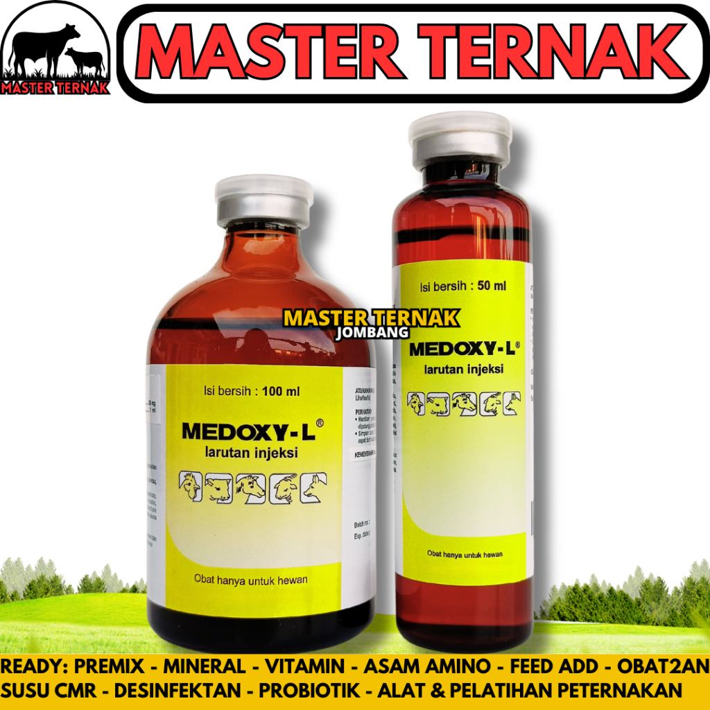 Jual MEDOXY L 100ML & MEDOXY L 50ML - Obat Anti Infeksi Hewan Spektrum ...