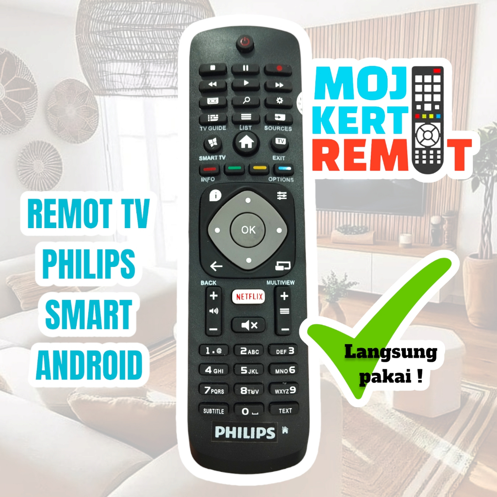 Jual REMOTE TV PHILIPS LED LCD ANDROID SMART TV | Shopee Indonesia