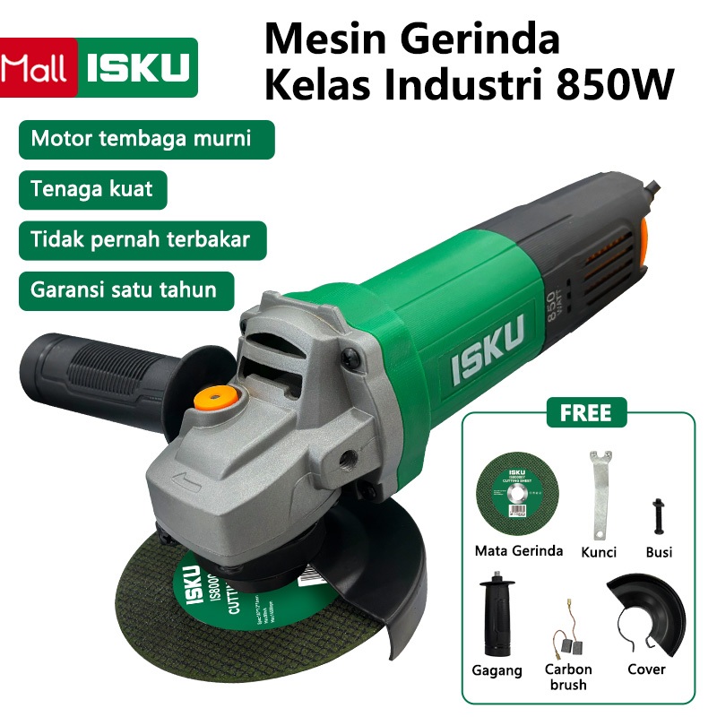 Jual ISKU Mesin Gerinda Tangan 850W Dan 500W Angle Grinder ...