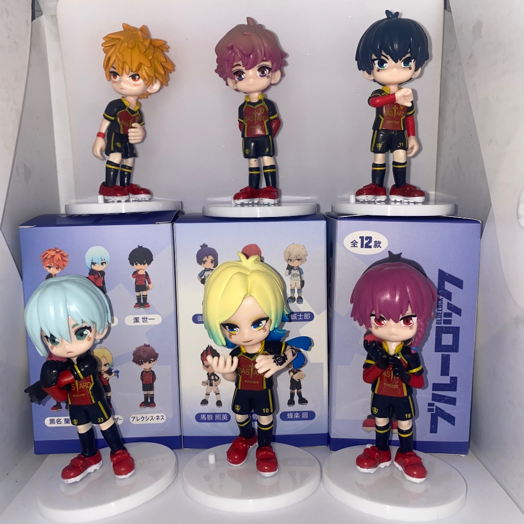 Jual Action Figure Anime Blue Lock Michael Kaiser Isagi Kunigami Hiori ...