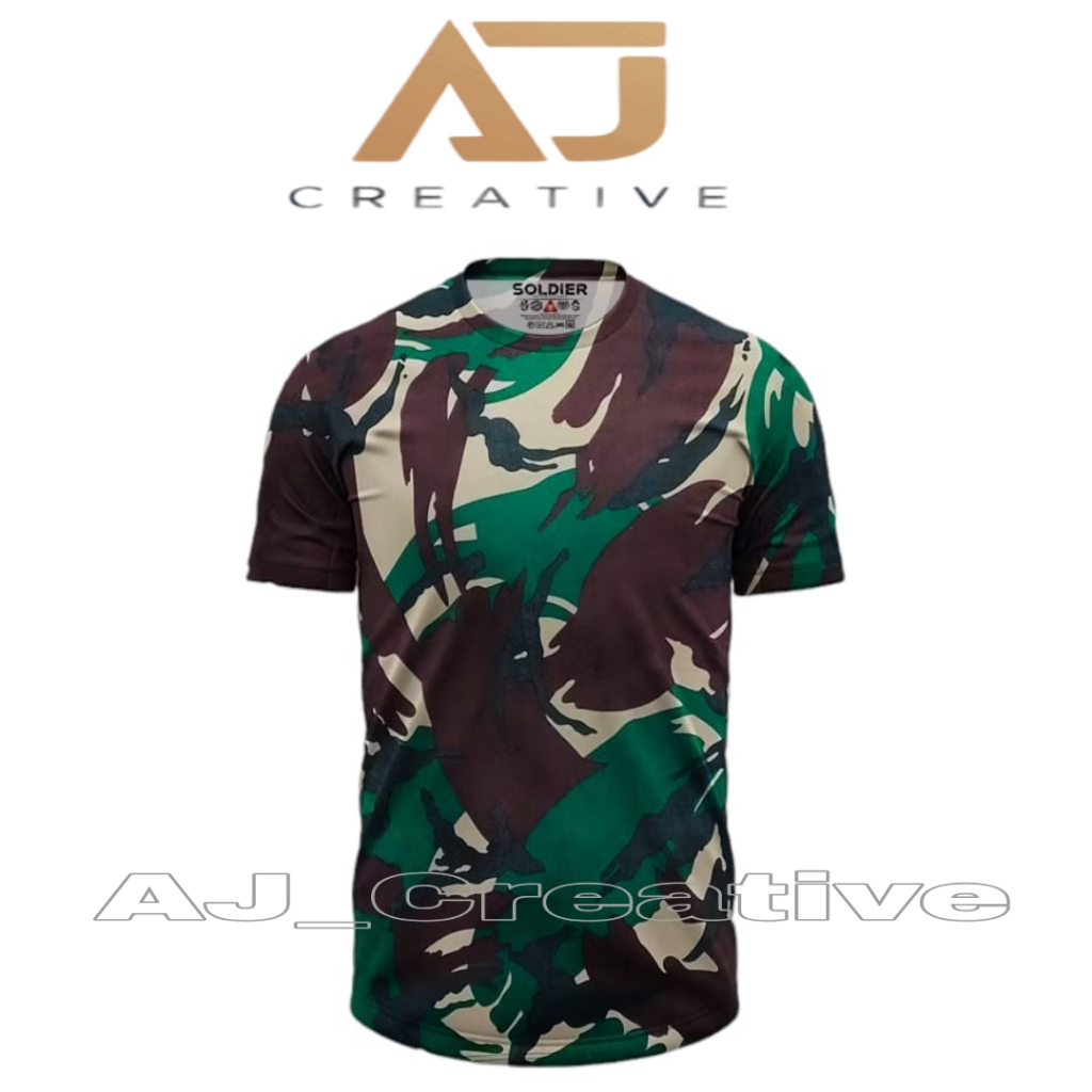 Jual KAOS ARMY DRYFIT MALVINAS PENDEK/KAOS LORENG OBLONG HARIAN | Shopee Indonesia