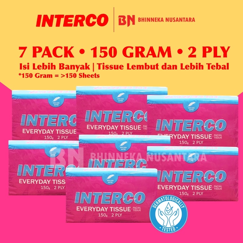 Jual Interco Tissue Facial 15 Gram 7 Pack MOMO | Shopee Indonesia