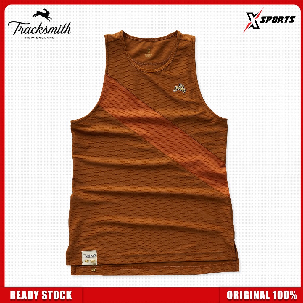 Jual TRACKSMITH Van Cortlandt Singlet Women Caramel Brick Red | Shopee ...