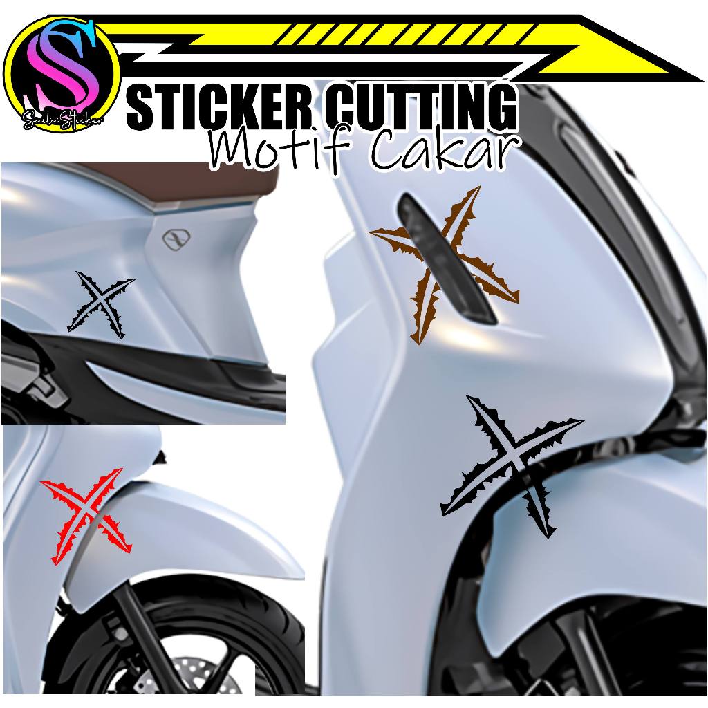 Jual 363/STIKER CAKAR/STIKER 3D/STIKER MANIPULASI/STIKER SAMURAI X ...