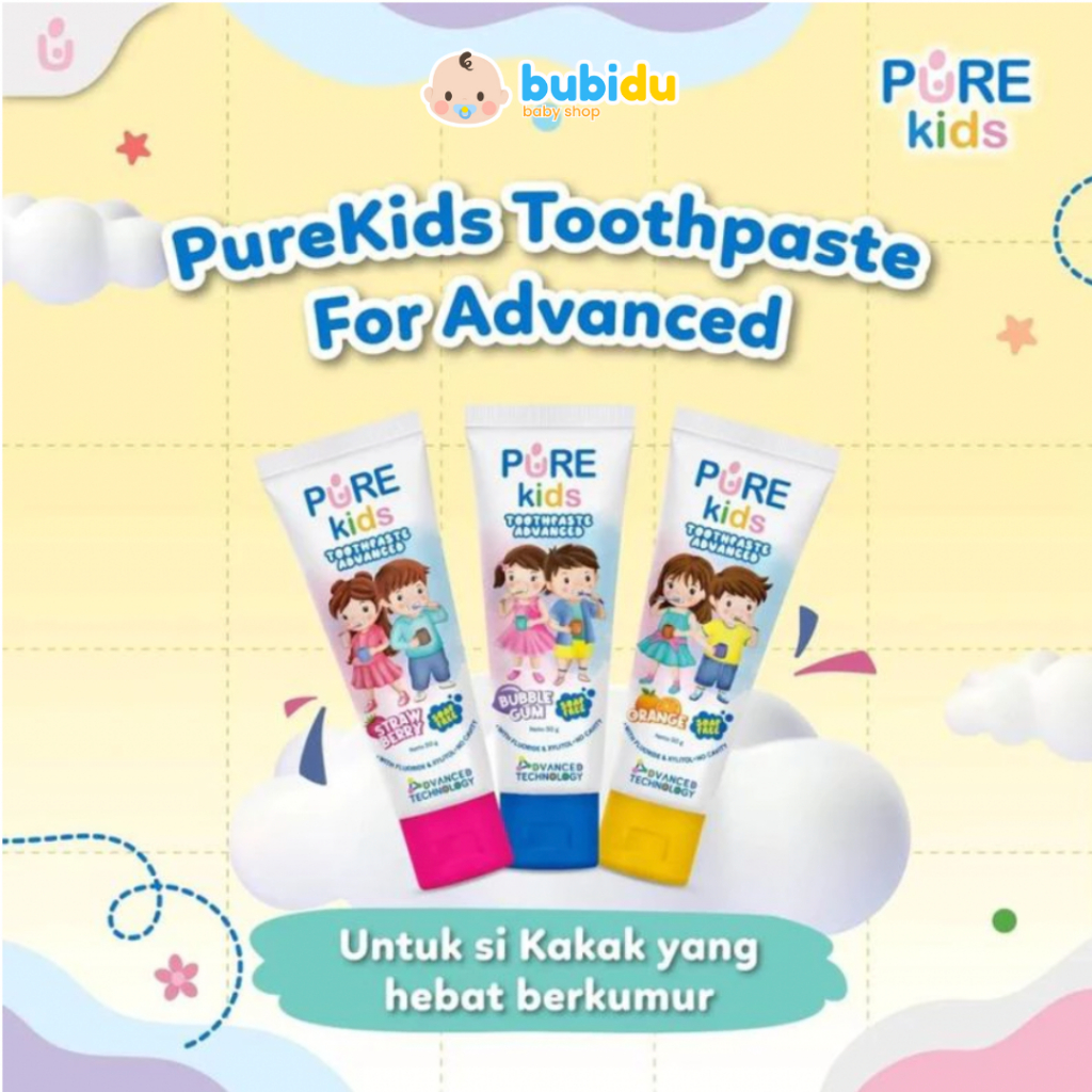 Jual PURE KIDS Toothpaste Advanced 50gr | Odol Pasta Gigi Anak ...