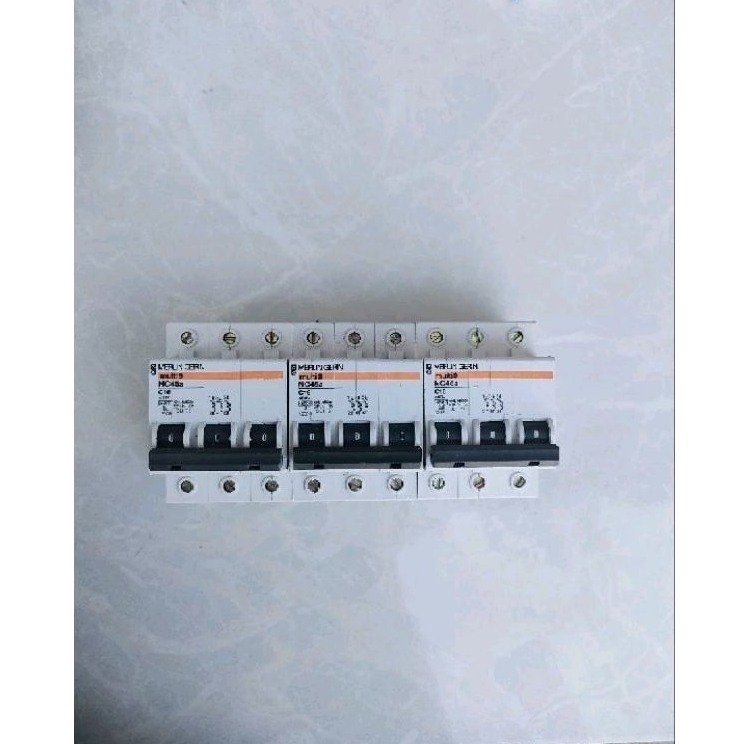 Jual Mcb Merlin Gerin 3phase 6a 10a 16a 20a 25a 35a 50a | Shopee Indonesia