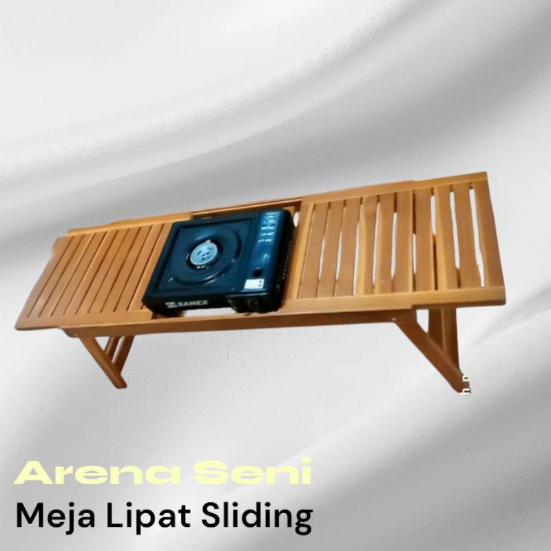 Jual Meja Lipat Sliding Meja Lipat Camping Piknik Natural | Shopee ...