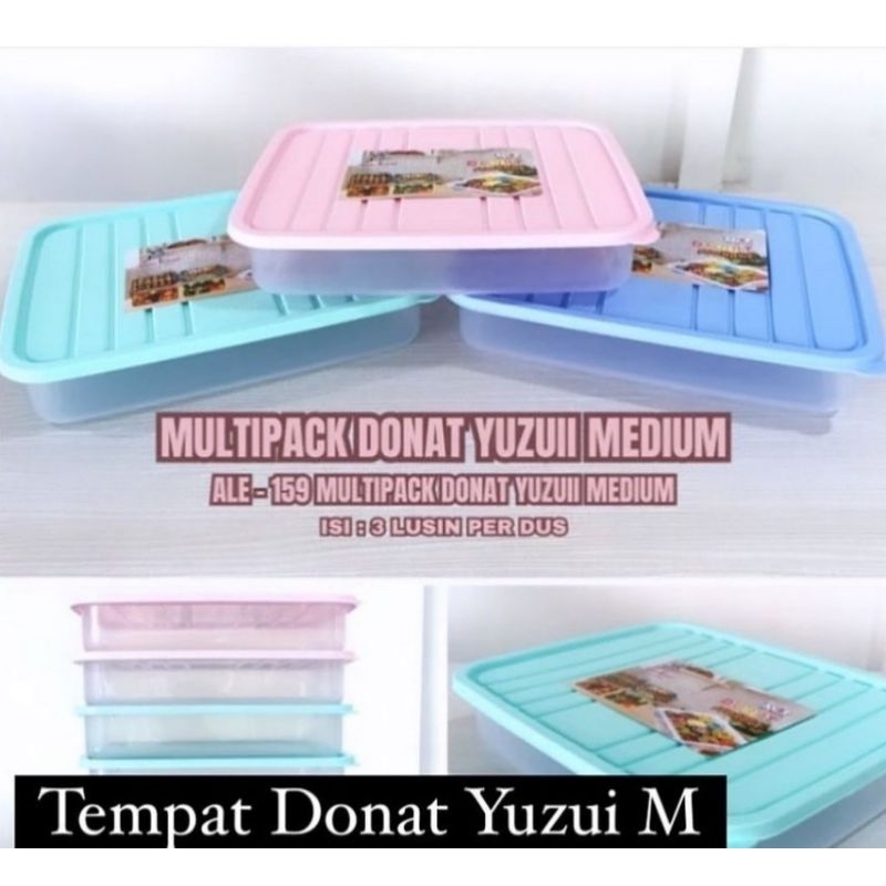Jual Tempat Donat Yuzuii / Multipack Donat Yuzuii / Wadah Donat Yuzui ...