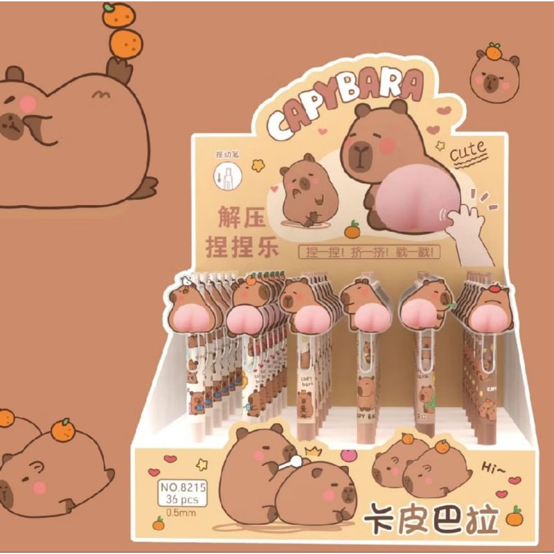 Jual pen gel squishi mochi capybara | Shopee Indonesia