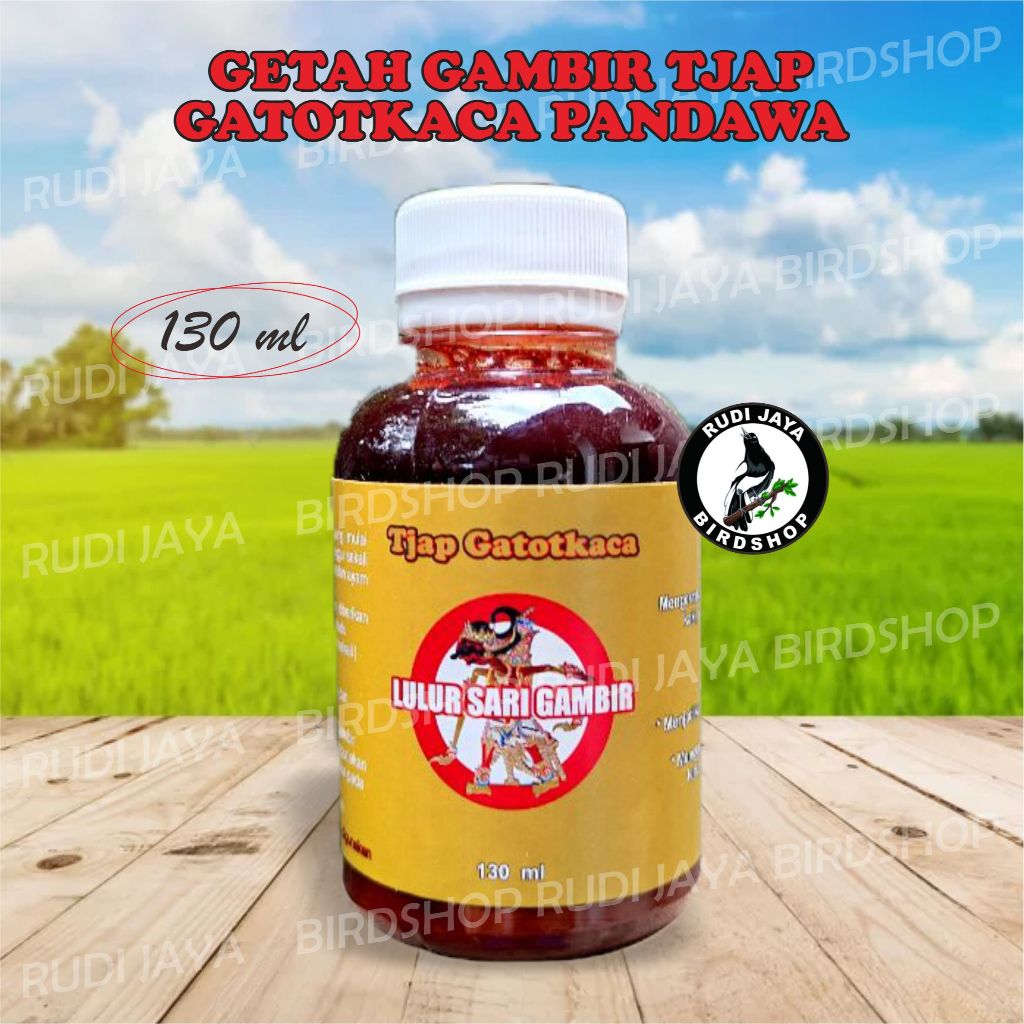 Jual GETAH GAMBIR TJAP GATOTKACA 1 BOTOL PANDAWA JAMU HERBAL AYAM ...