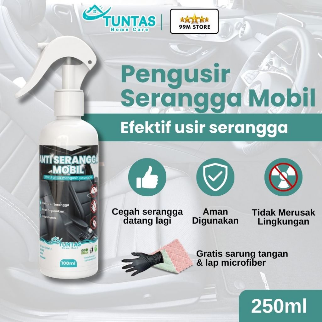 Jual TUNTAS Pembasmi Serangga Mobil Anti Semut Pengusir Kutu Kasur ...