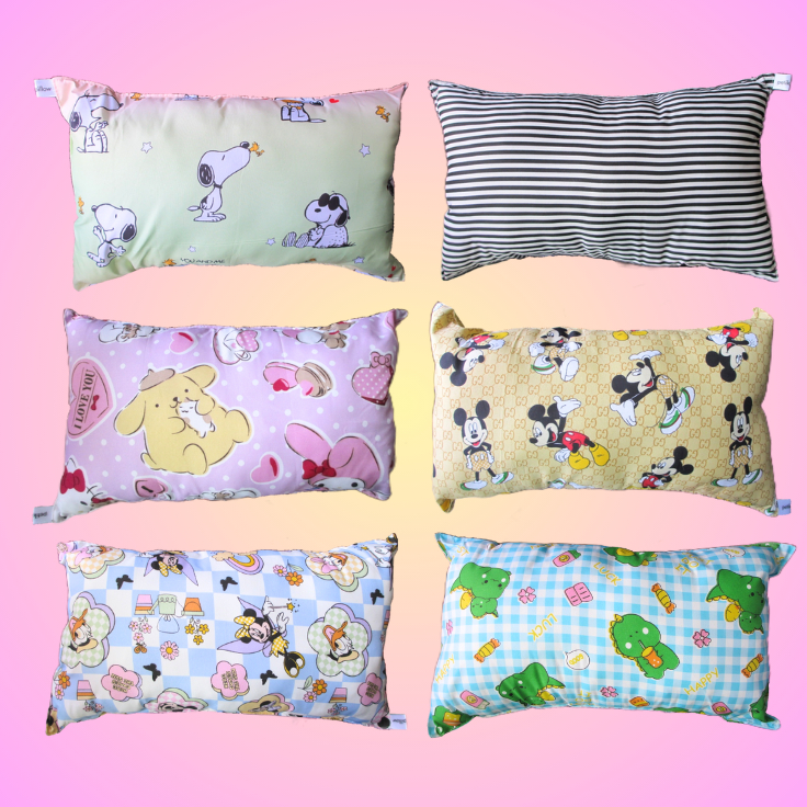 Jual BANTAL ANAK MOTIF KARAKTER LUCU, BANTAL 30x55 cm SILIKON DAKRON ...