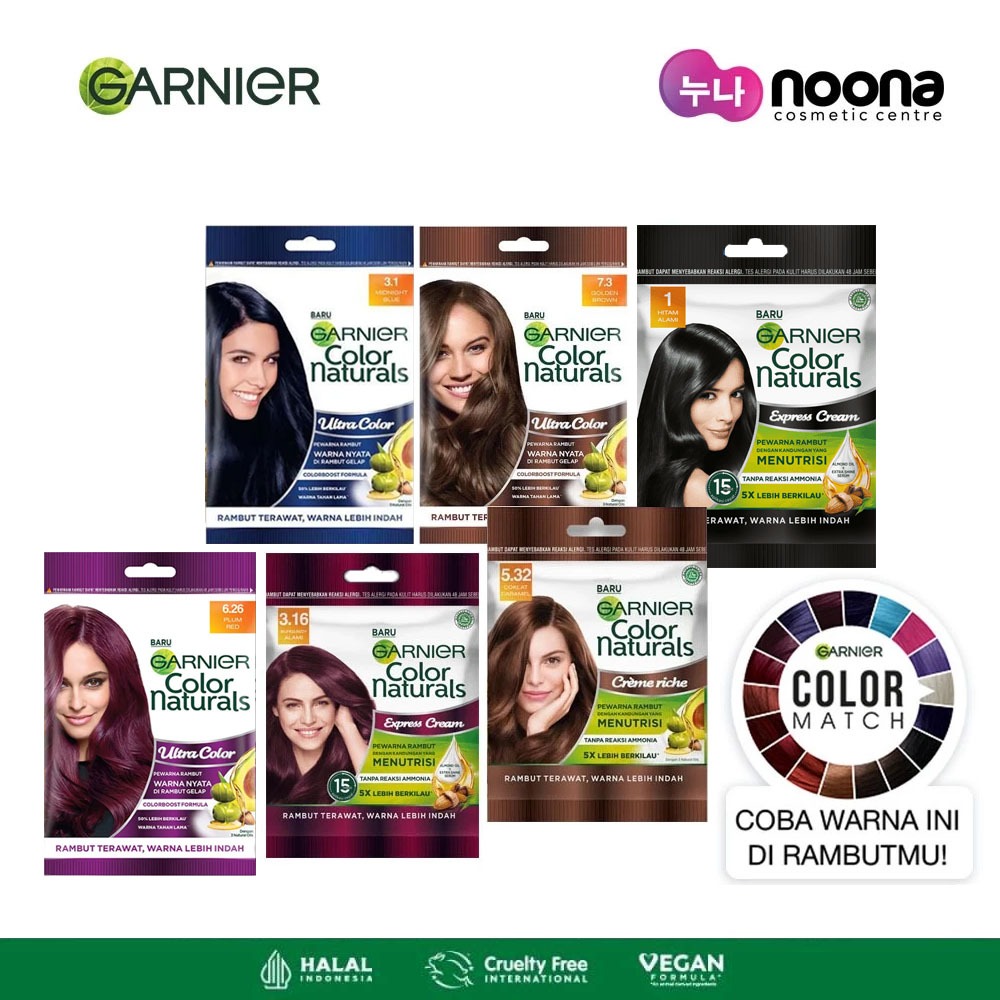 Jual GARNIER COLOR NATURALS EXPRESS CREAM / ULTRA COLOR SACHET | Shopee ...