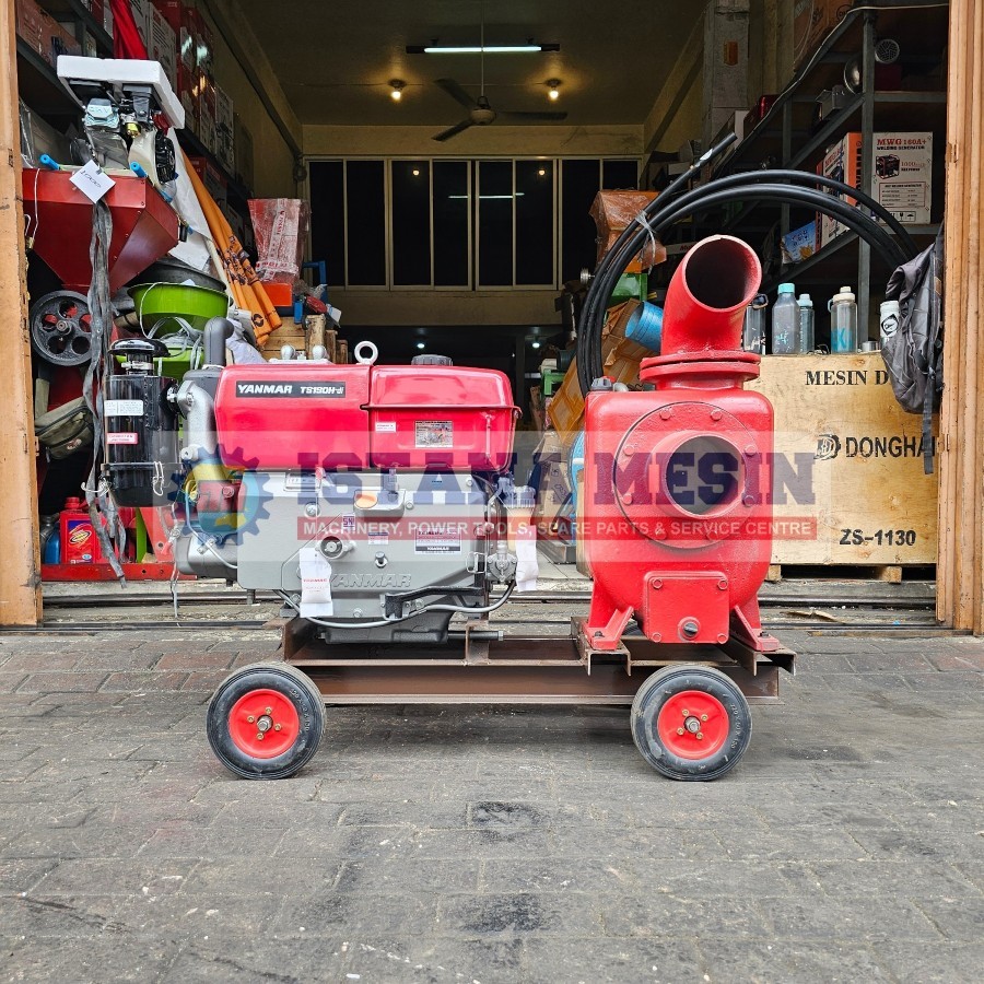 Jual MESIN POMPA AIR IRIGASI SAWAH NS 150 COMPLETE MESIN DIESEL YANMAR TS 190 H DI | Shopee ...