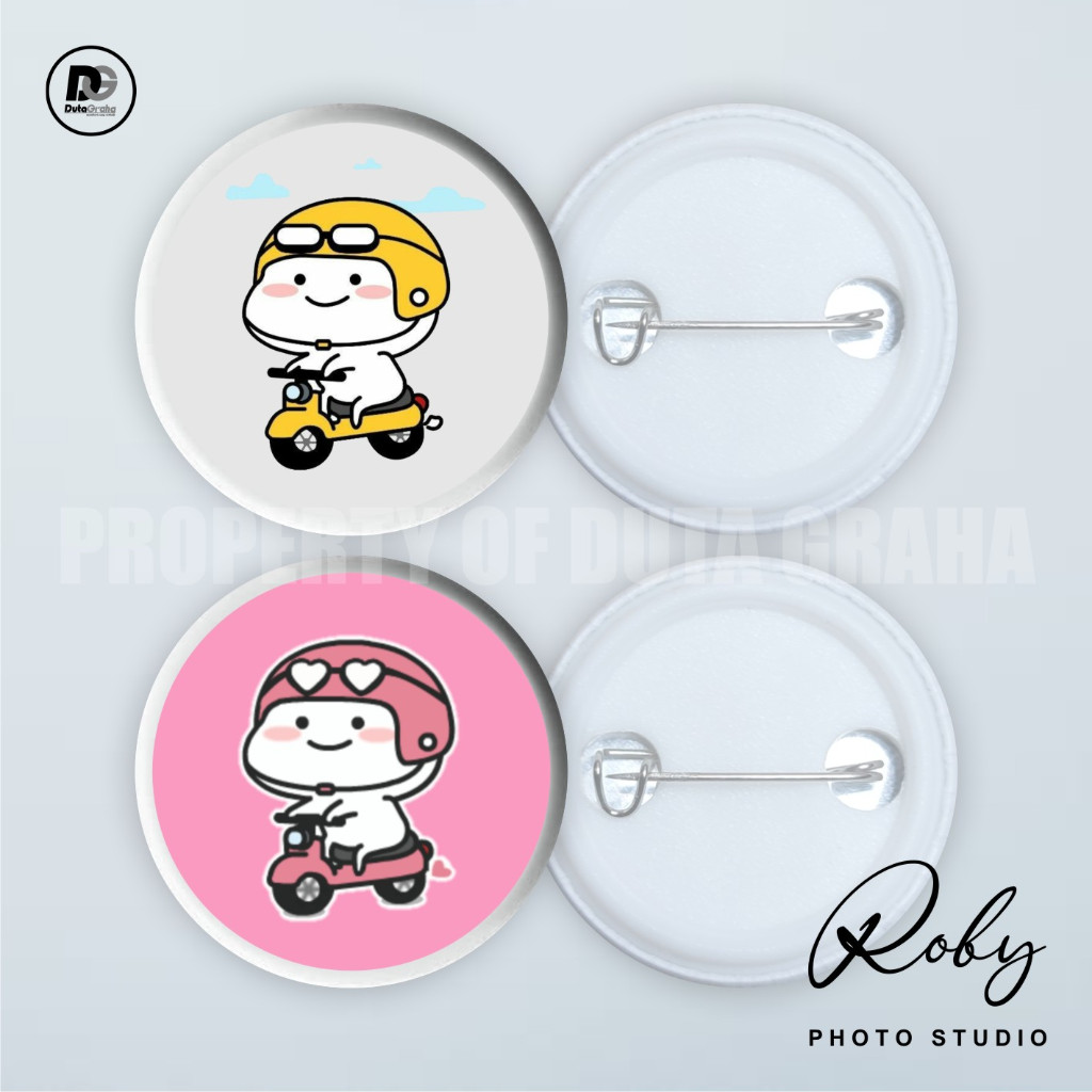 Jual [PIN PRESS] PENTOL WHATSAPP STICKERS Pin Bros Aksesoris Souvenir ...