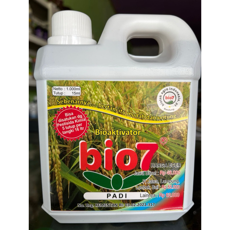 Jual BIO 7 bioseven Padi Pupuk Organik Cair Hayati Bio Aktivator (HANYA ...