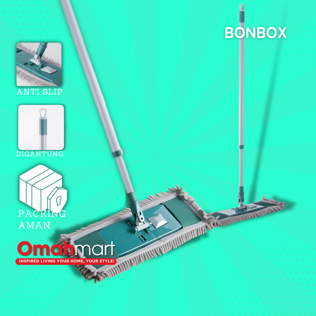 Jual Alat Sapu Lantai Lobby Duster Dorong Microfiber Cendol Stainless ...