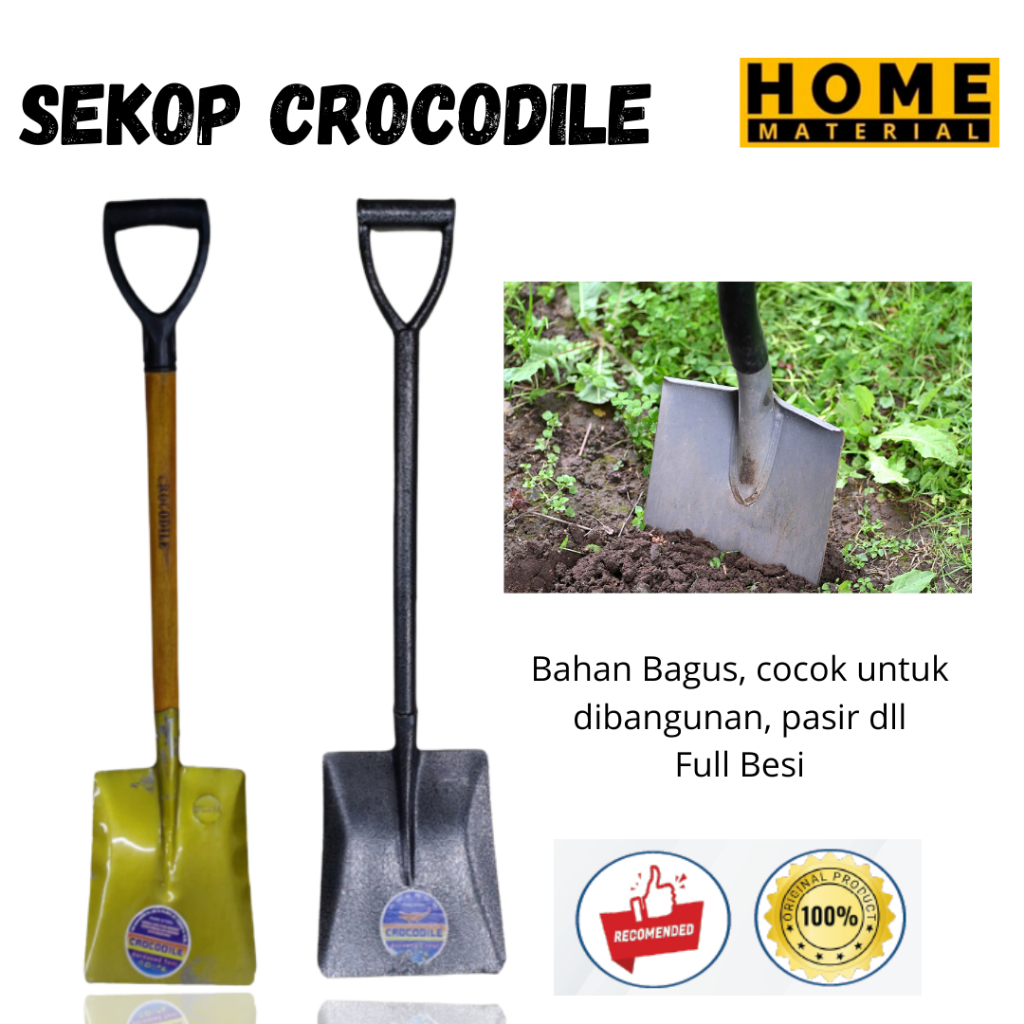 Jual Sekup Pasir Cap Buaya Sekop Tanah Crocodile Bangunan Proyek SEKROP ...
