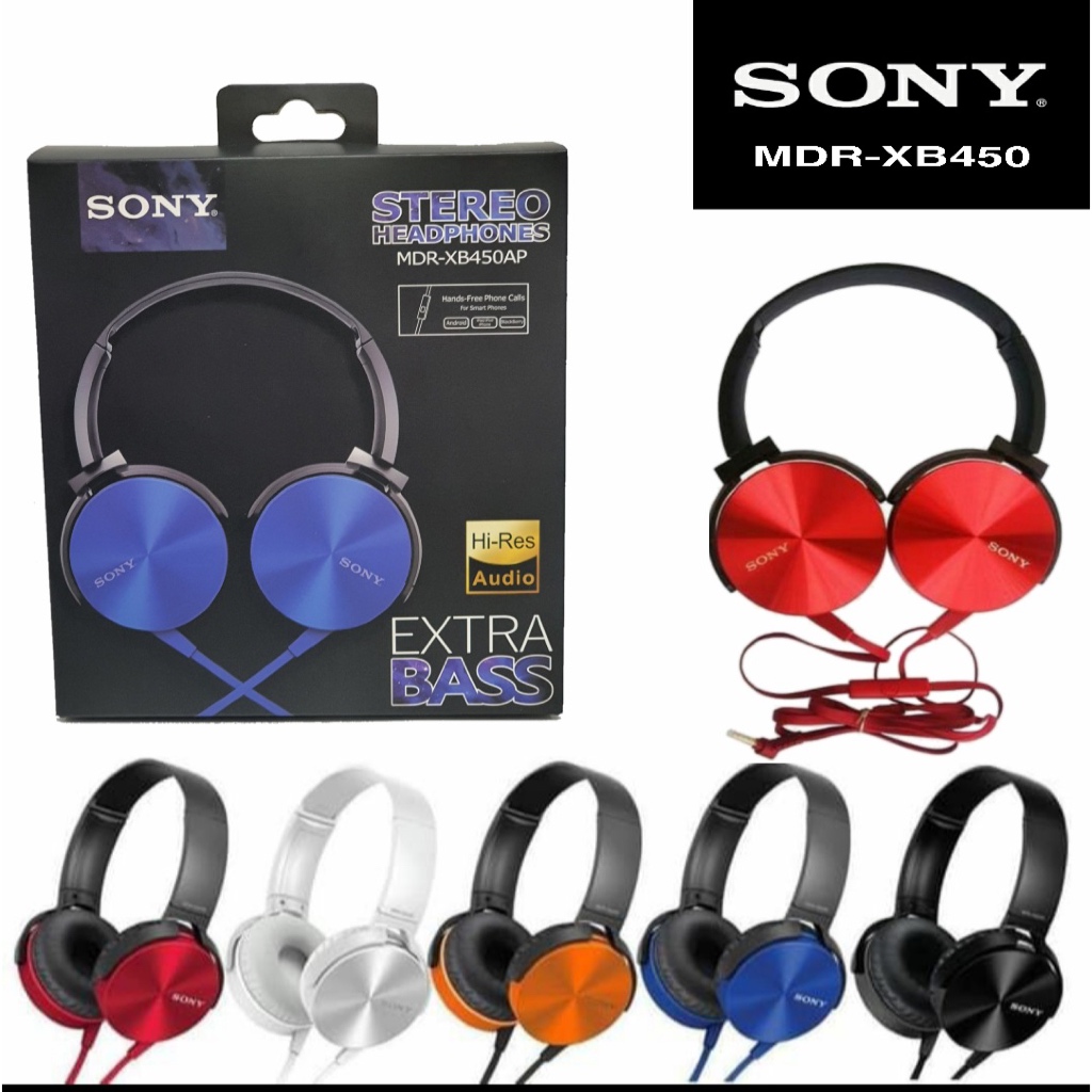 Jual HANDSFREE/HEADPHONE BANDO S.O.N.Y XB450 EXTRA BASS EARPHONE ...