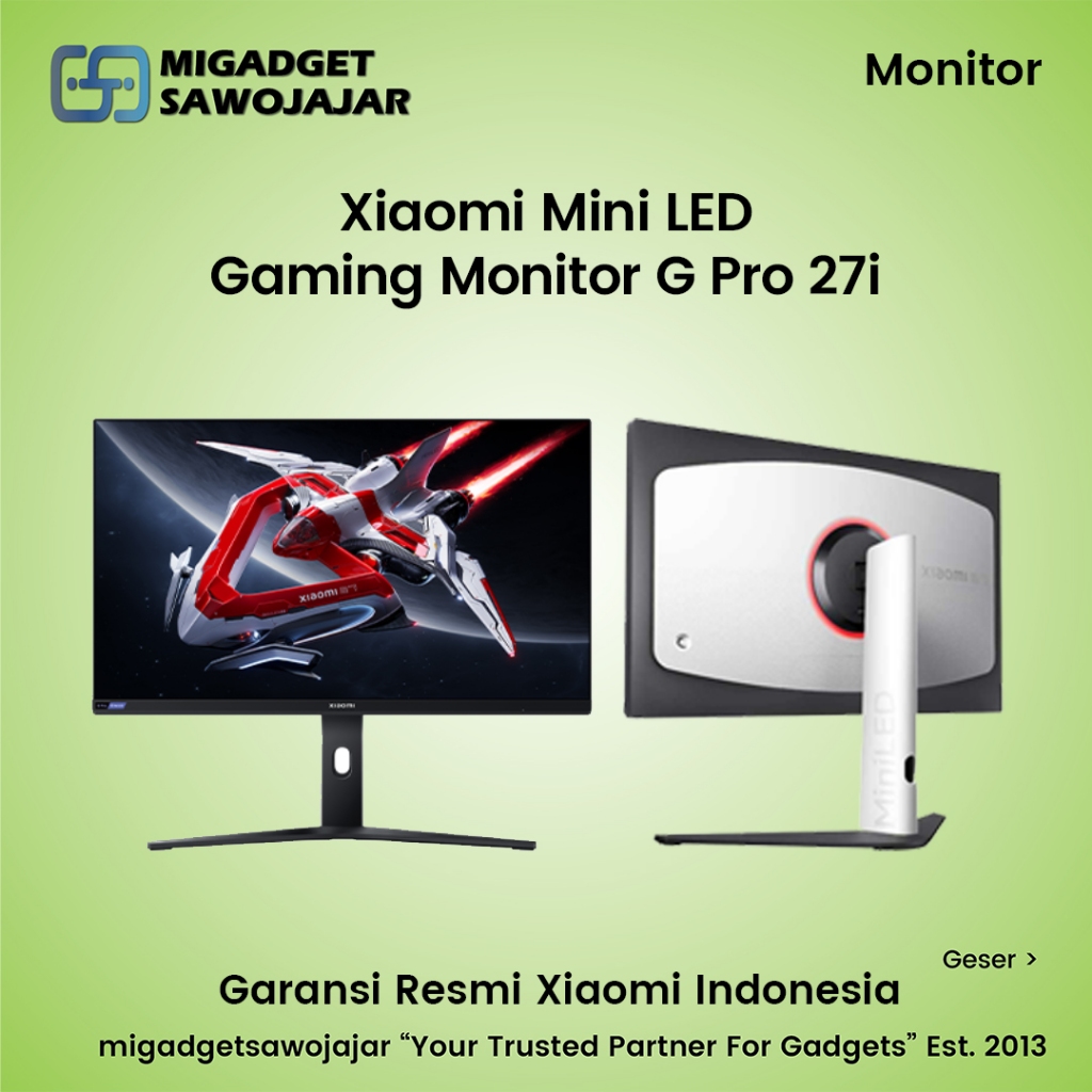 Jual Xiaomi Mini LED Gaming Monitor G Pro 27i 27 Inch 27" 180Hz HDR ...