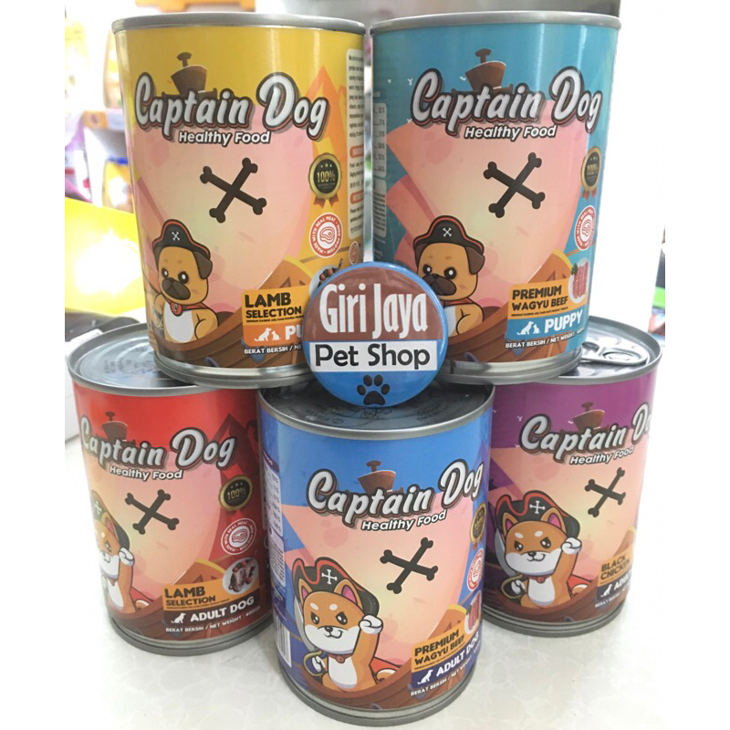 Jual CAPTAIN DOG FOOD 400g - Makanan Basah Anjing | Shopee Indonesia