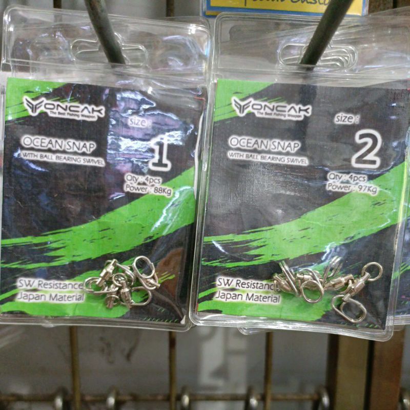Jual Ocean snap with ball bearing swivel Saltwater resistance per 1 ...