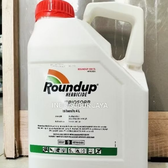 Jual Roundup Biosorb 486 SL 4 Liter Roundup Herbisida Pembasmi Gulma ...