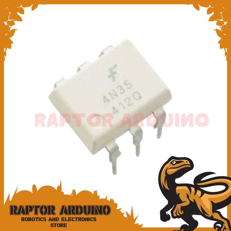 Jual IC 4N35 DIP 6P OPTOCOUPLER 1C 4N35 OPTO ISOLATOR FAIRCHILD ...
