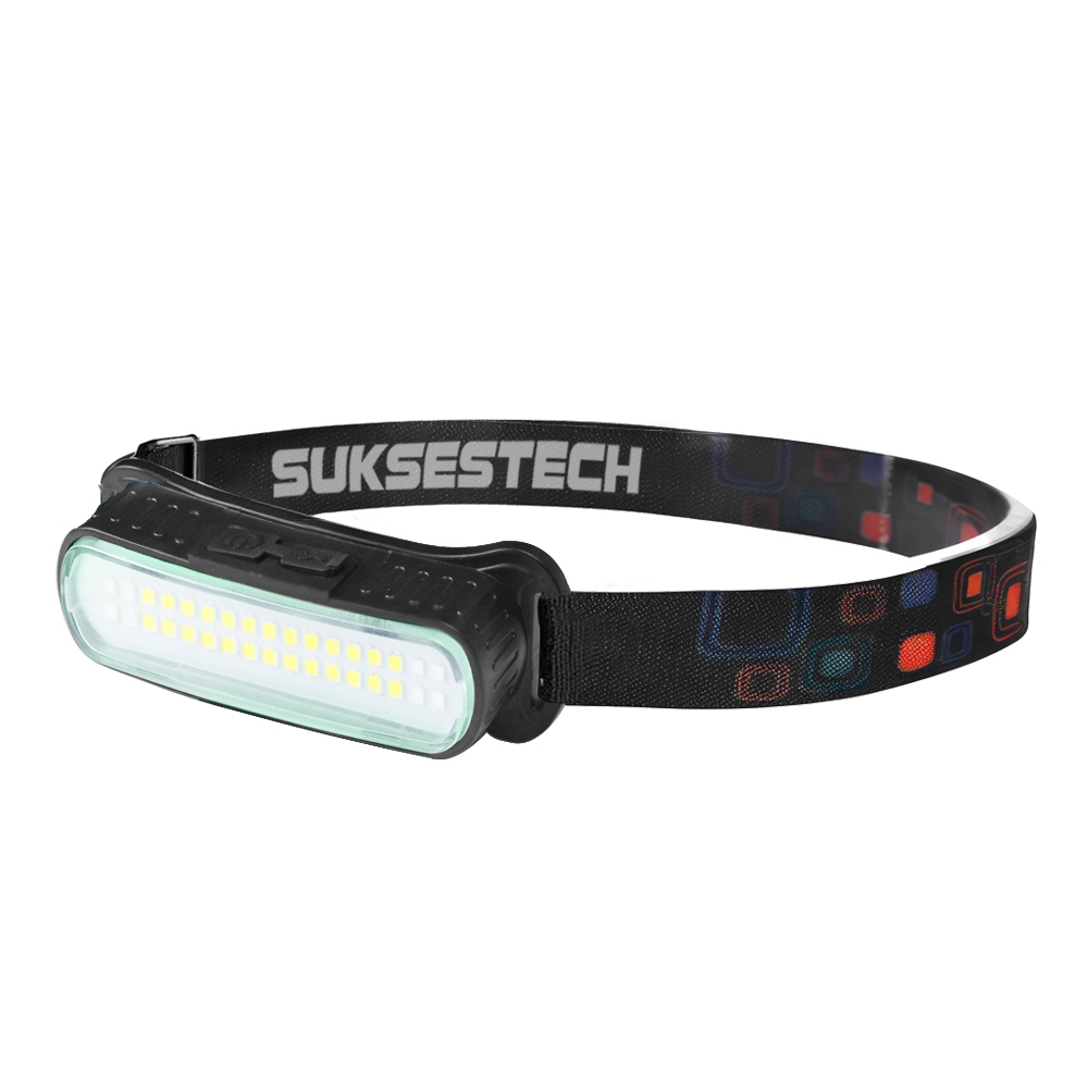 Jual Suksestech Headlamp Senter Kepala Cas 4 Mode Cob Led Working