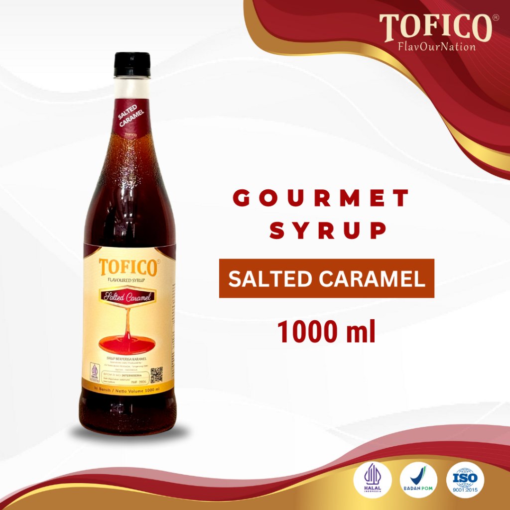 Jual Syrup Salted Caramel Tofico / Sirup Rasa Salted Caramel Premium 1 ...
