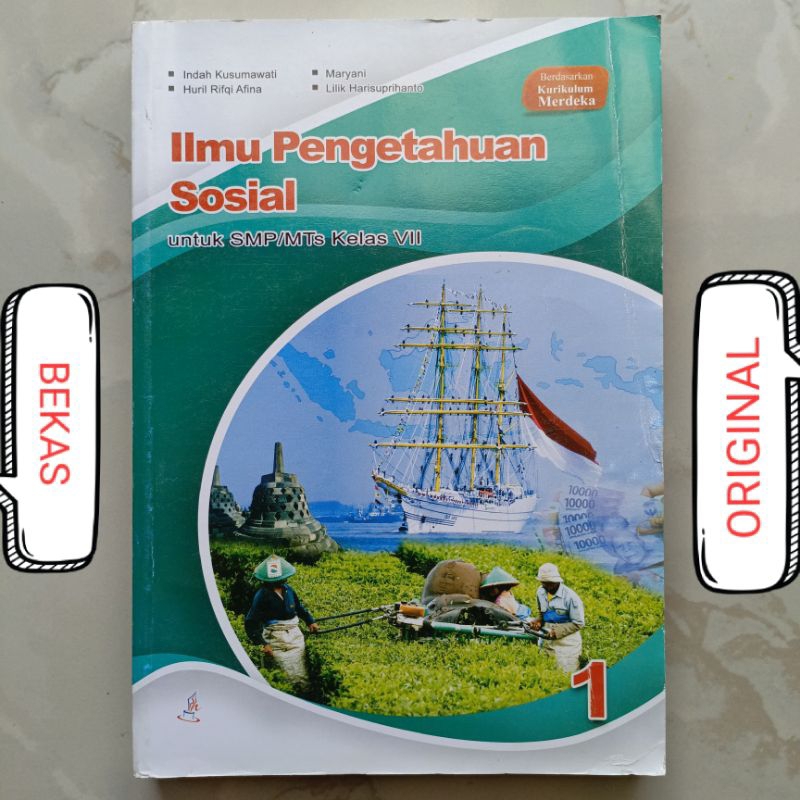 Jual Buku IPS Ilmu Pengetahuan Sosial Kelas 7 VII 1 I SMP MTS Penerbit ...