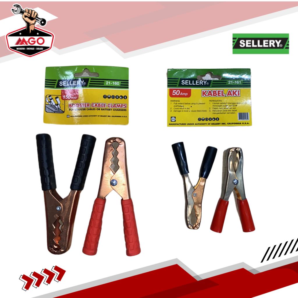 Jual Sellery Booster Cable Clamp / Penjepit Aki / Jepitan Aki / Jepit ...