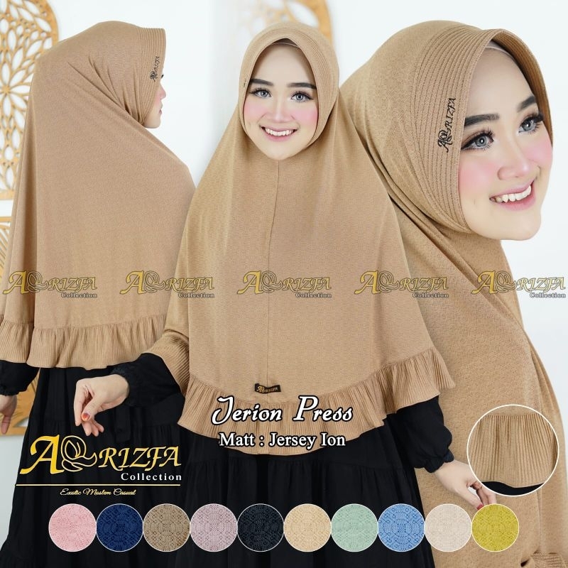 Jual JILBAB KHIMAR INSTAN / JILBAB JUMBO PRES ORI ARRIZFA - JUMBO PRES JERION | Shopee Indonesia