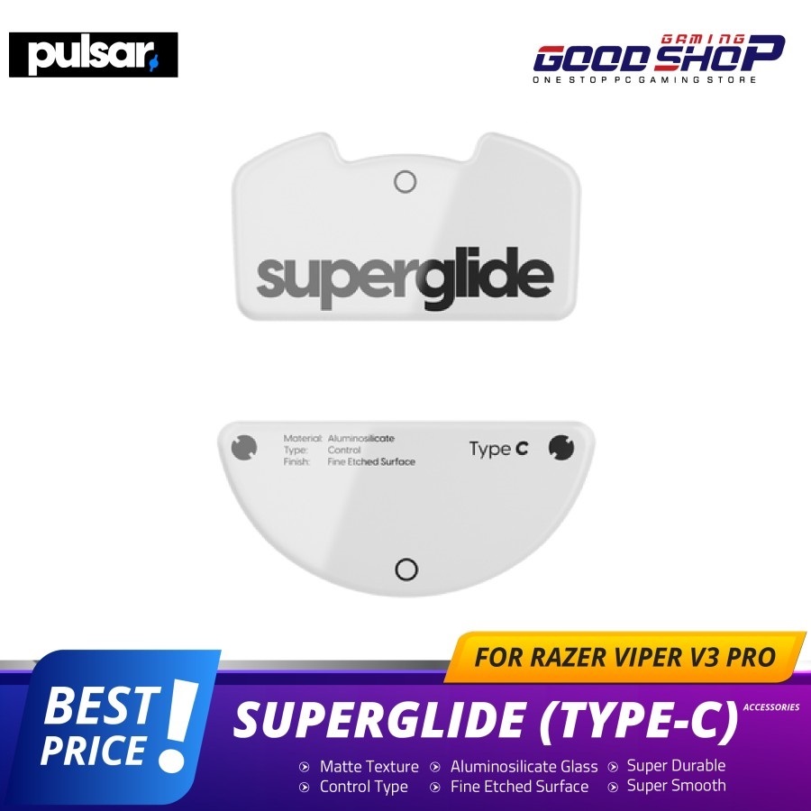 Jual Pulsar Superglide (Type-C) for Razer Viper V3 Pro - Mouse Skate ...