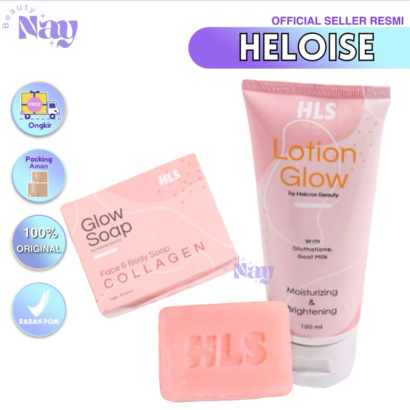 Jual HLS HELOISE BEAUTY GLOW SOAP LOTION GLOW FACE & BODY SOAP COLLAGEN ...