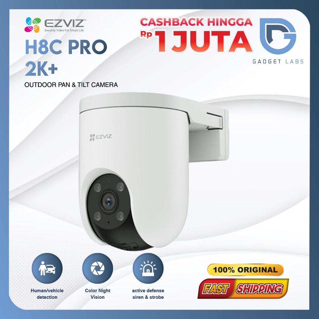 Jual Ezviz H8C PRO 2K+ / H8C Outdoor CCTV 1080p Pan & Tilt Wifi IP ...