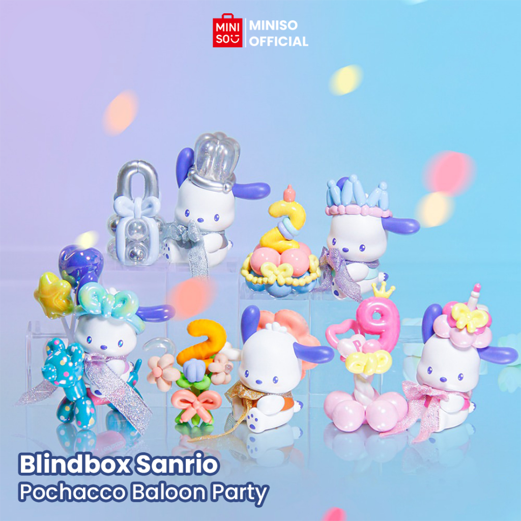 Jual MINISO TOY - Miniso x Pochacco Balloon Party Collection Surprise ...