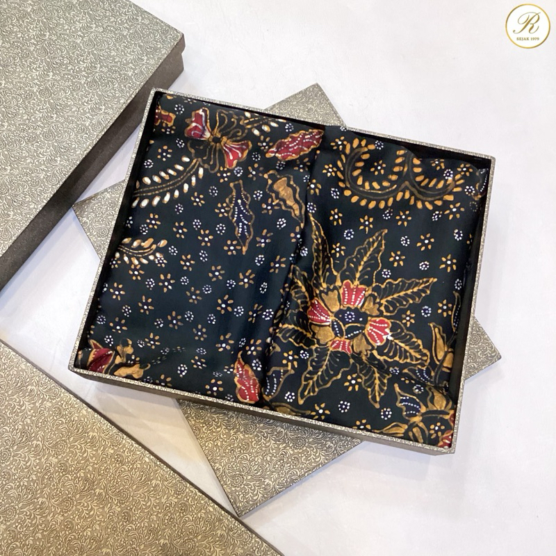 Jual [KAIN BATIK TULIS SUTERA + Box] KAIN BATIK TULIS RAHAYU PREMIUM ...