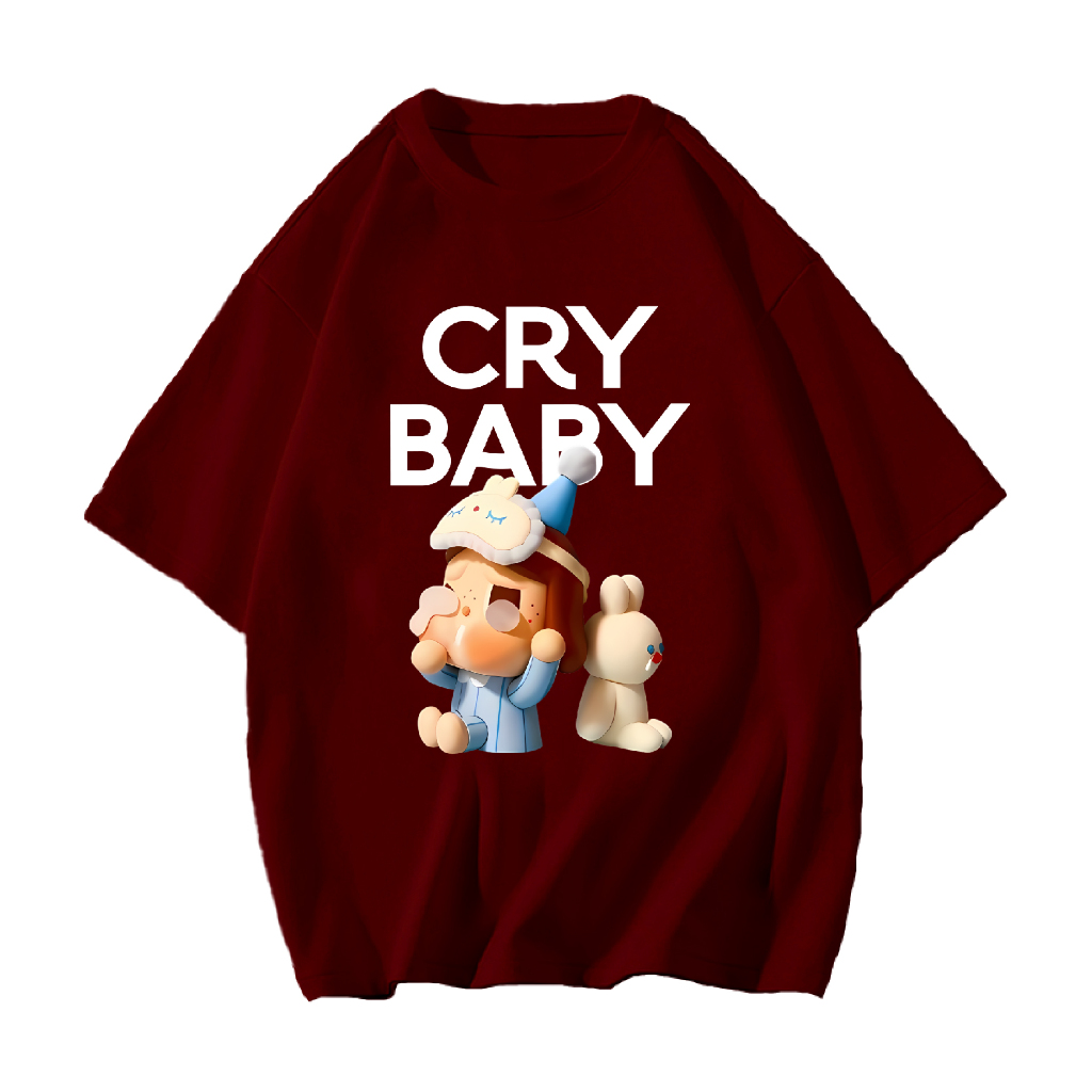 Jual JUNGJI Kaos Cotton Combed 30s CRY BABY ( Sablon ) Size S-XXL ...
