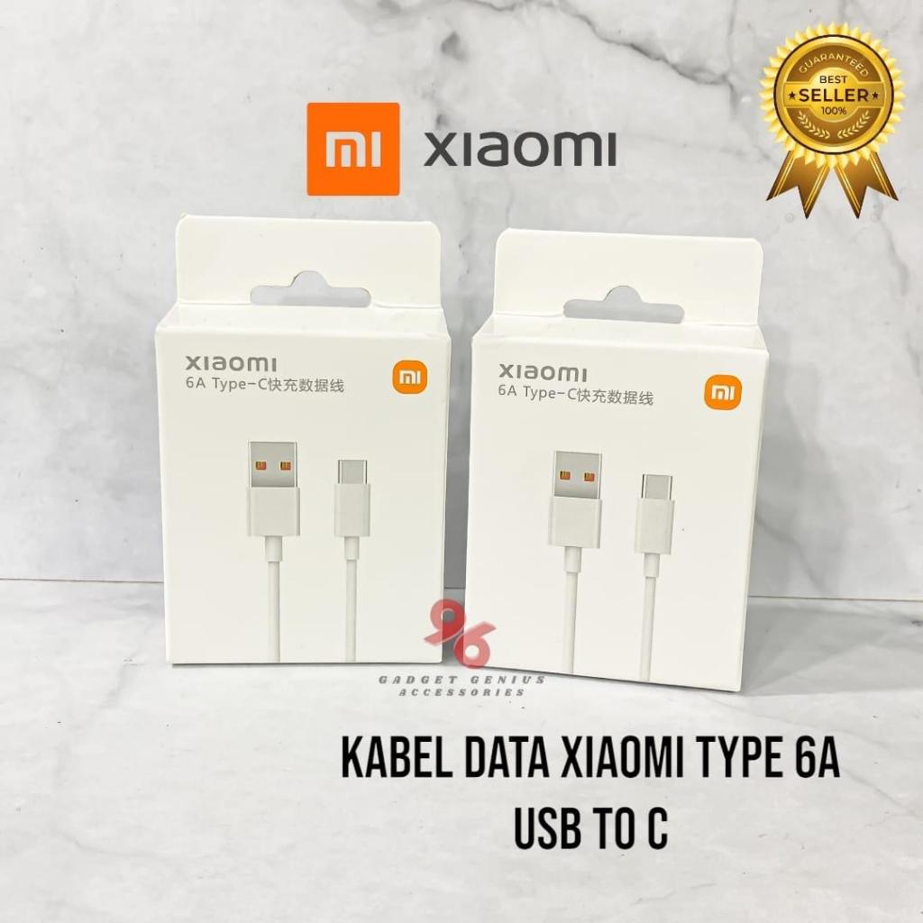 Jual Kabel Data Xiaomi Type C 6A Turbo Fast Charging Original 100% | Shopee Indonesia