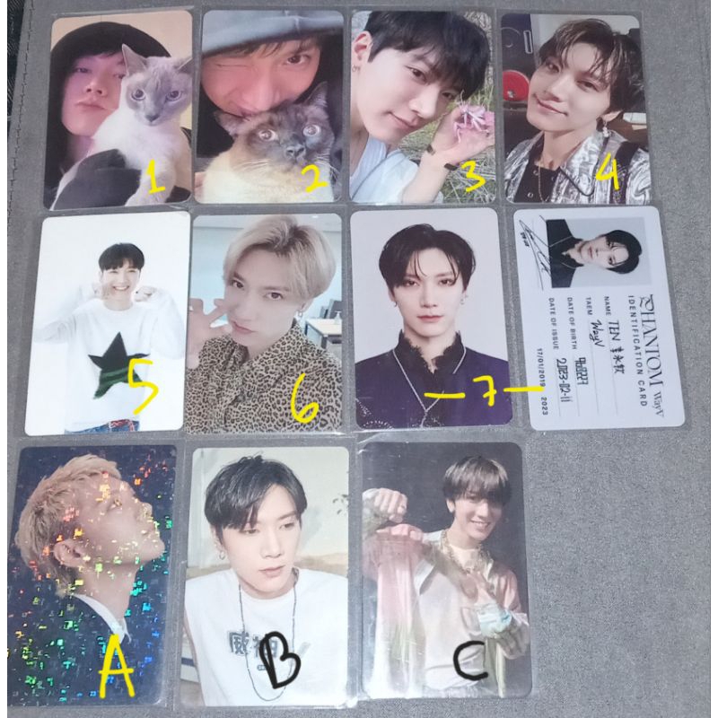 Jual pc photocard nct wayv ten summer kit vacation light on louis levi ...