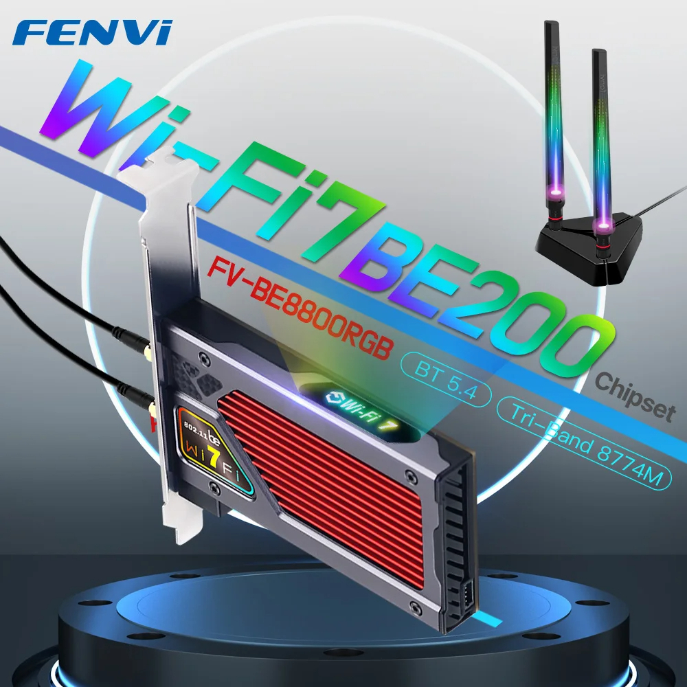 Jual FENVI WiFi 7 BE200 8800Mbps Wireless PCle WiFi7 Bluetooth 5.4 ...