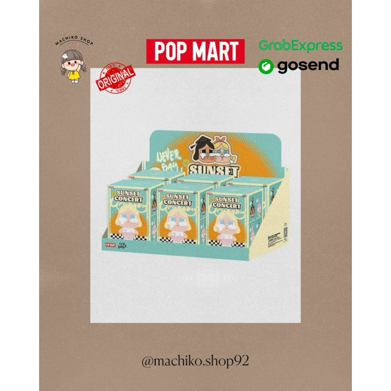 Jual ( Ready Stock ) Sunset concert cry baby Blind box Plush doll ...