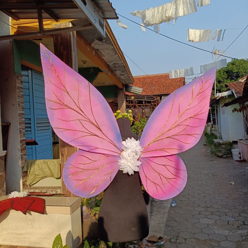 Jual SAYAP FAIRY WINGS KOSTUM PESTA KOSTUM FASHION SHOW KOSTUM TARI ...